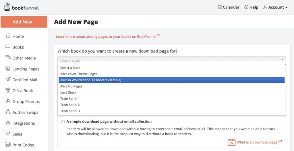 Create a Simple Download Page That Does Not Collect Emails | BookFunnel ...