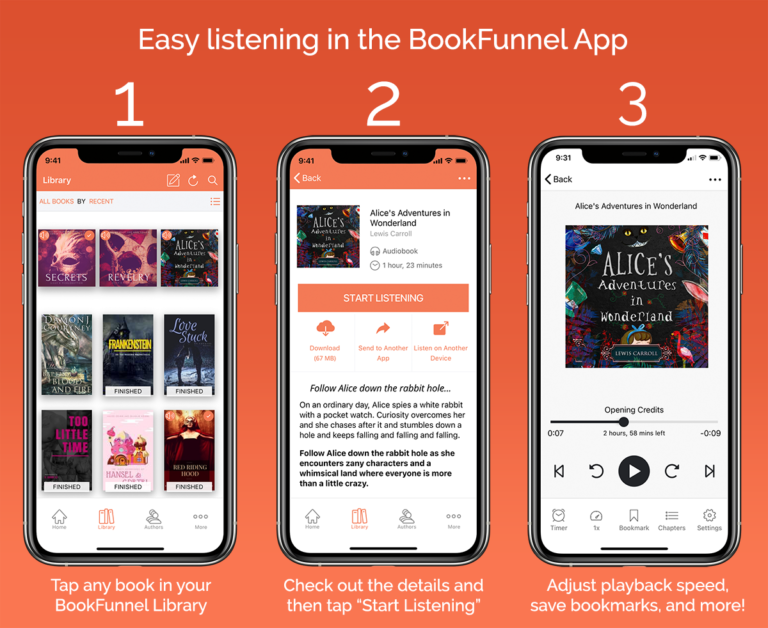 How Does BookFunnel Deliver Audiobooks? | BookFunnel Author Knowledge Base