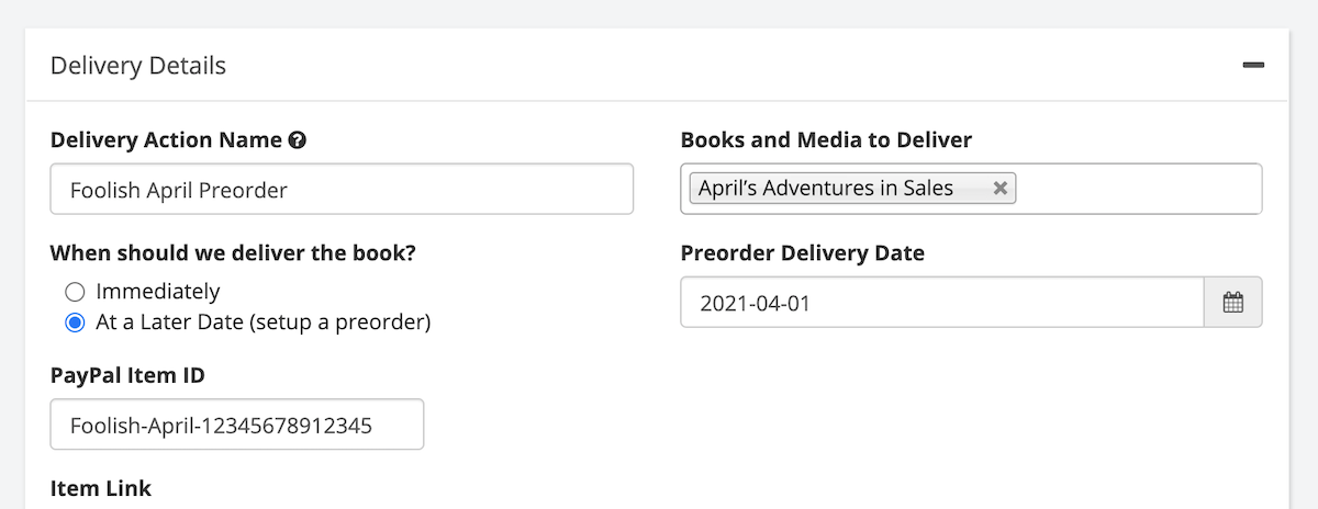 Deliver Your Next Preorder | BookFunnel Author Knowledge Base