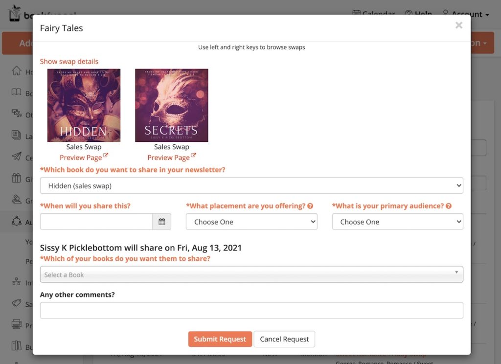 How to Request an Author Swap | BookFunnel Author Knowledge Base