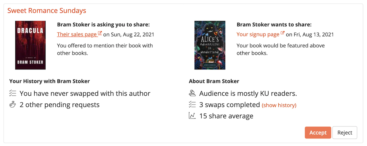 How to Post an Author Swap | BookFunnel Author Knowledge Base